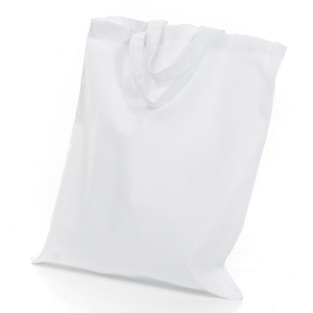 Klassisk mulepose i lærredskvalitet med kort hank